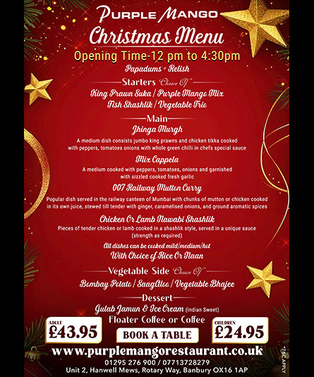 PURPLE MANGO Banbury | Order Online - Book a Table - Home